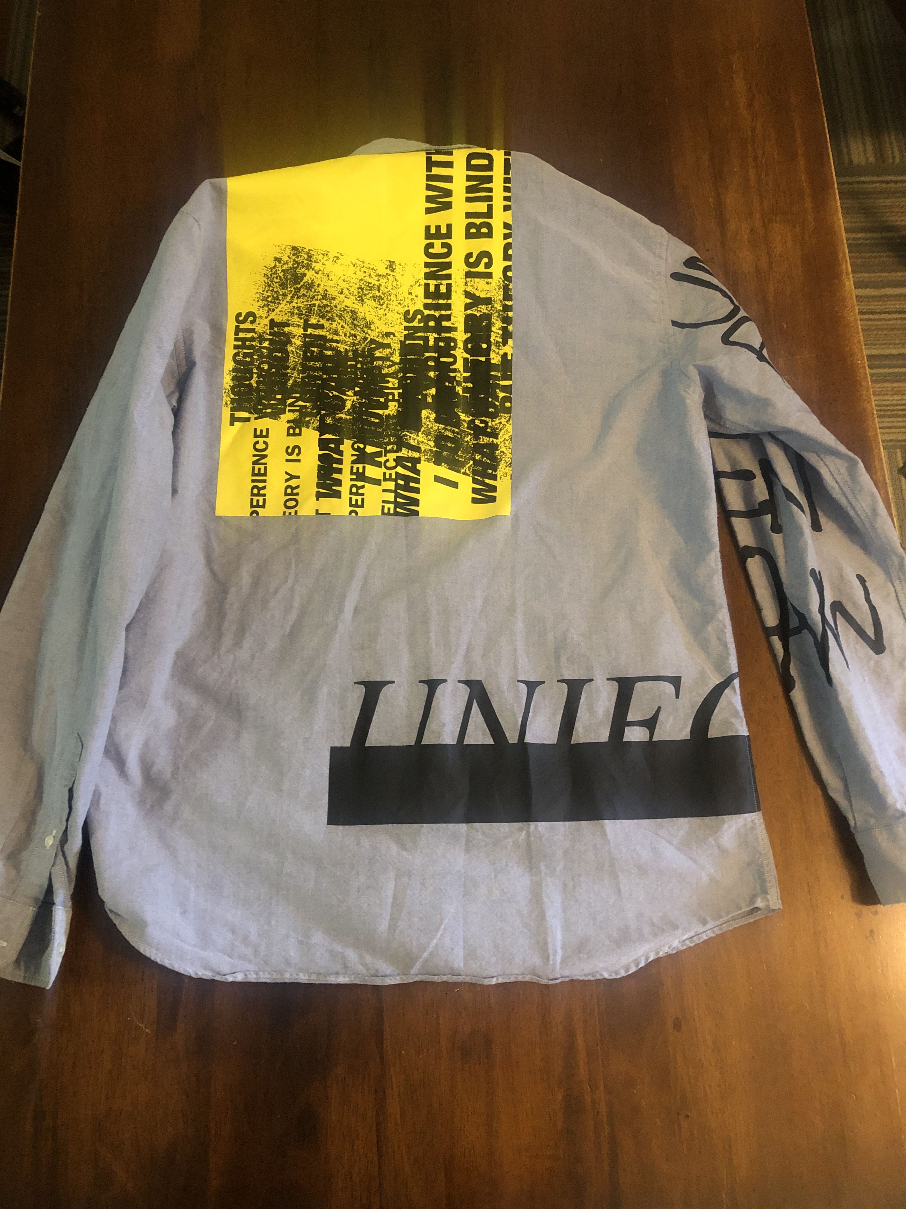 uniform experiment Uniform experiment graffiti BD shirt | Grailed