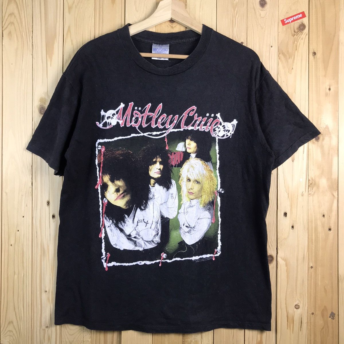 Vintage Vintage 1989 motley crue dr feelgood line up tour shirt | Grailed