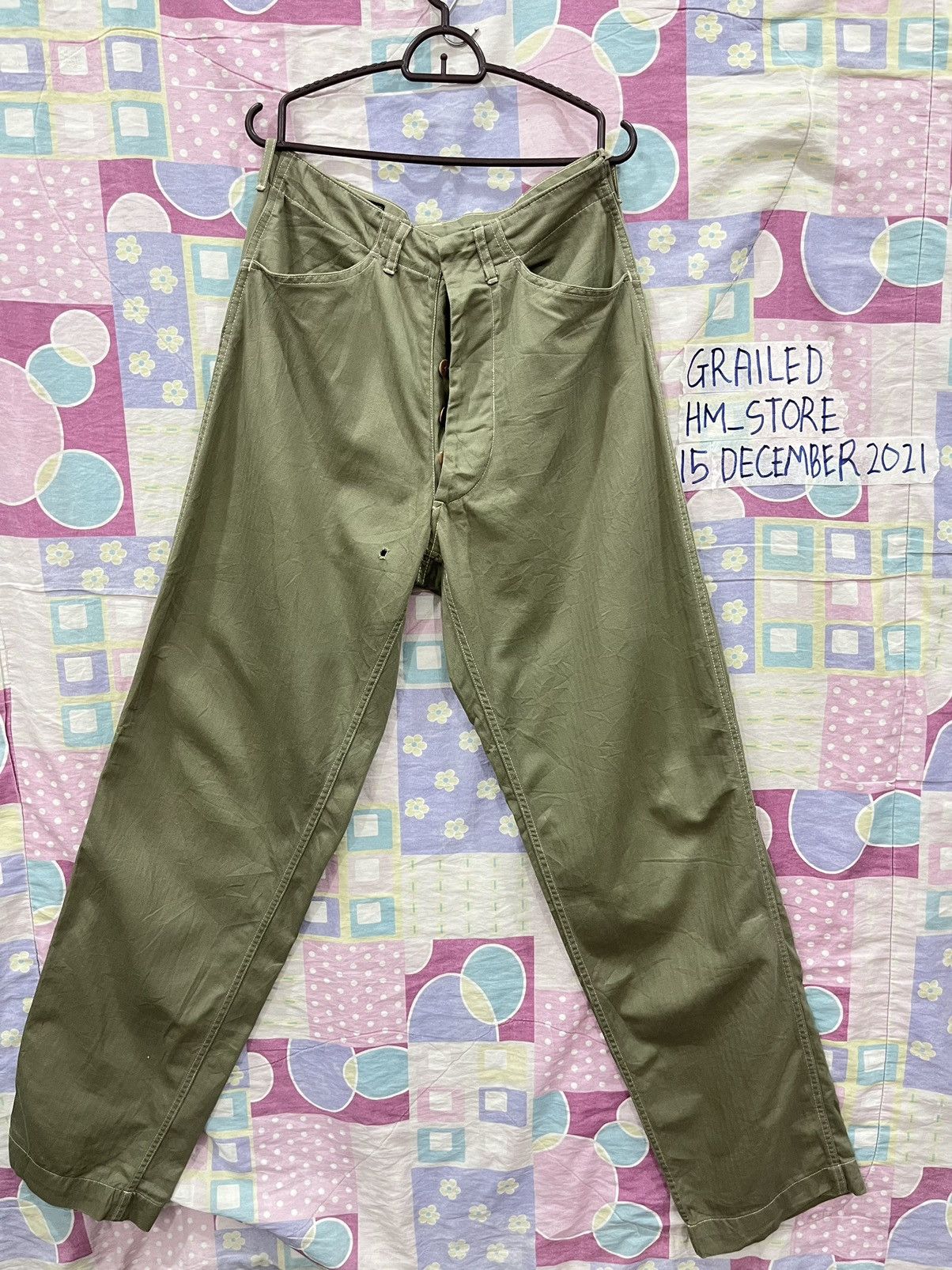 The Real McCoy's × Vintage (A72). VINTAGE USMC MCCOY MILITARY PANTS ...
