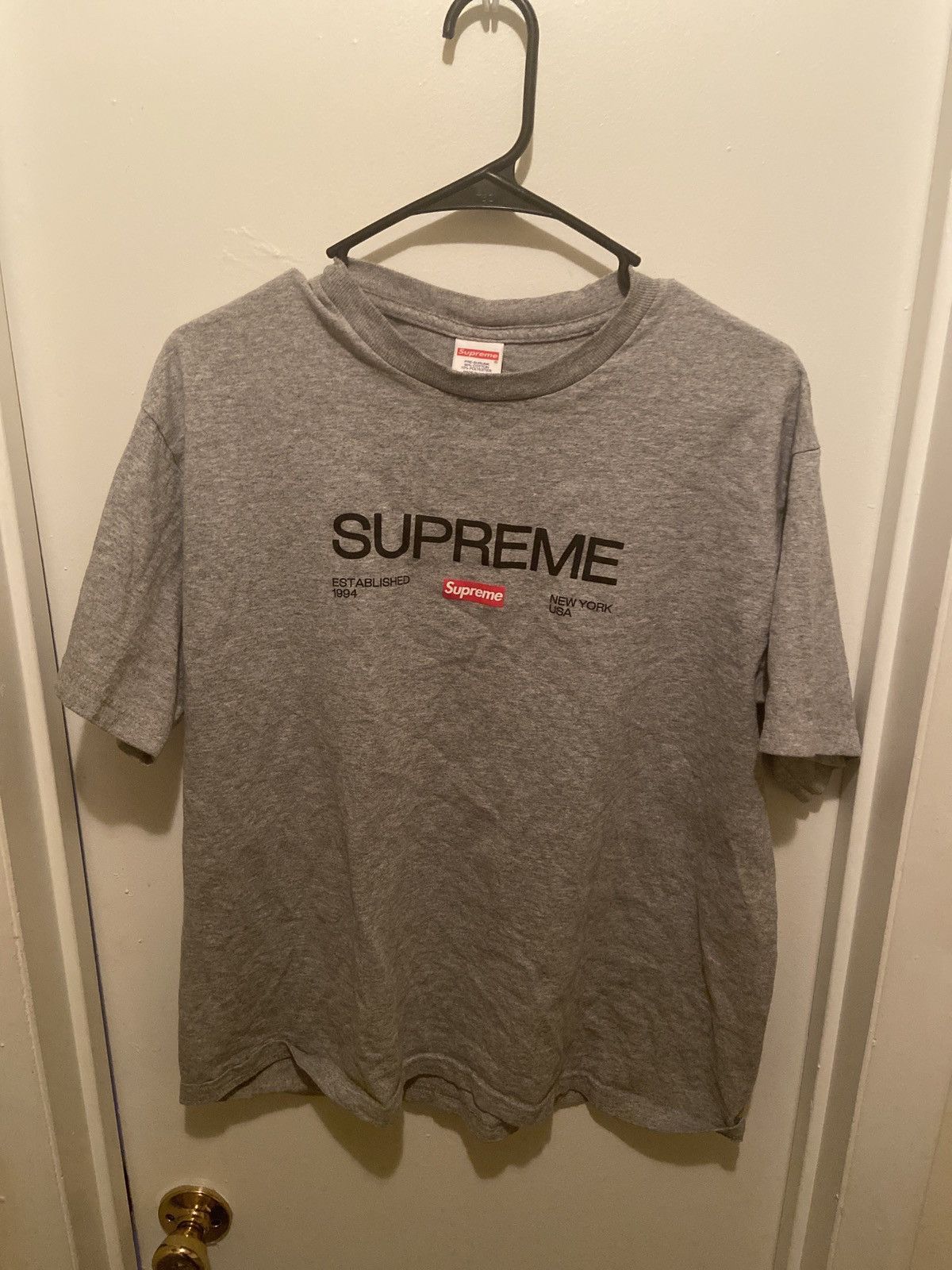 Supreme Basic Logo Tee | Grailed