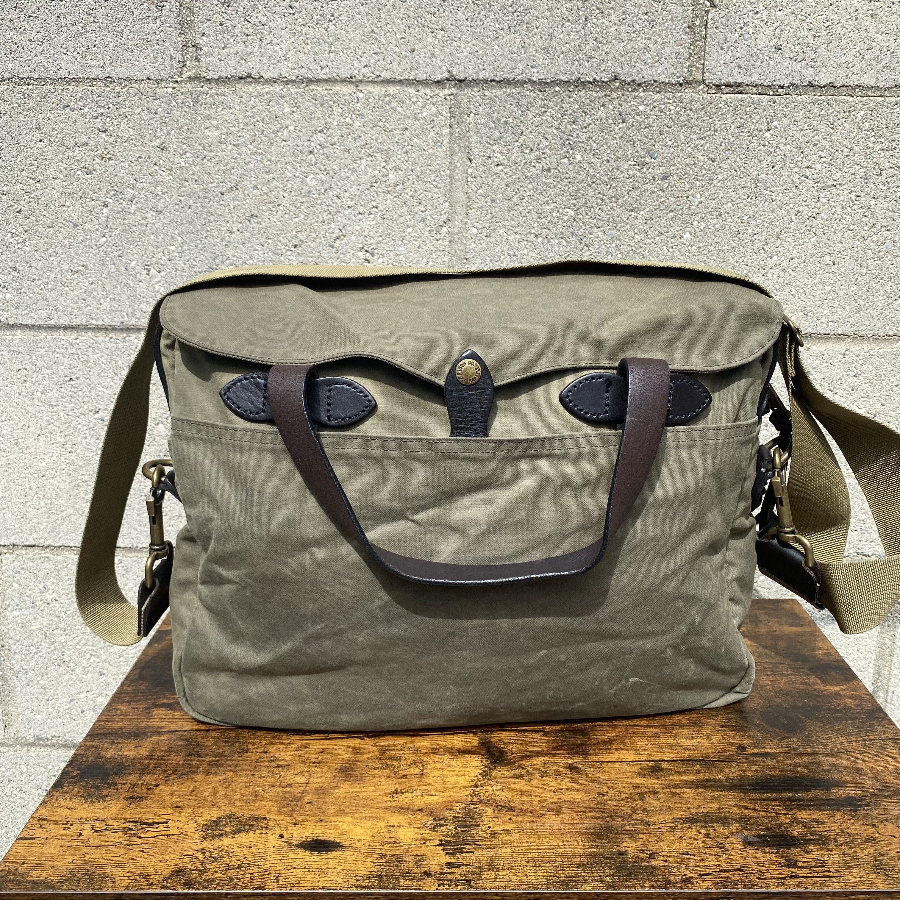 Filson Filson 70016 Tin Cloth Original Briefcase - Otter Green | Grailed
