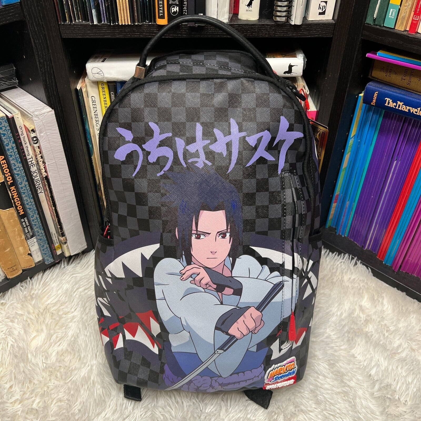 Sprayground SPRAYGROUND NARUTO SHIPPUDEN SASUKE SHARINGAN BACKPACK ...