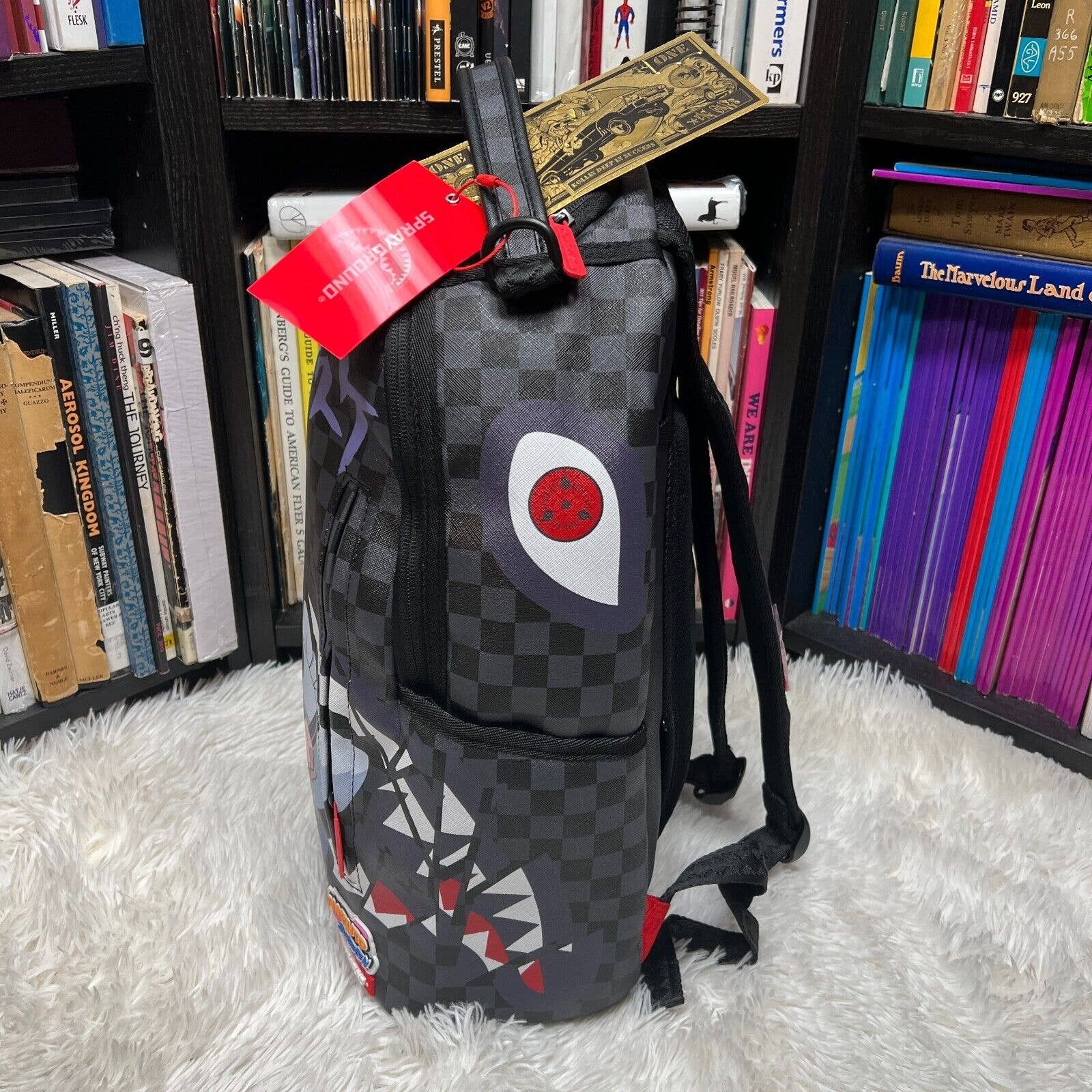 Sprayground SPRAYGROUND NARUTO SHIPPUDEN SASUKE SHARINGAN BACKPACK ...