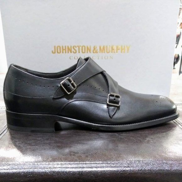 Johnston & Murphy JOHNSTON & MURPHY Collection: KINGSTON DOUBLE-BUCKLE ...