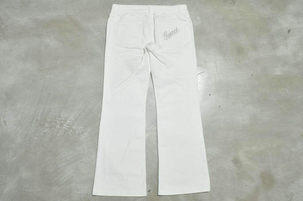 Gucci Gucci - Frida Giannini - Script Logo Flared Denim Jean | Grailed