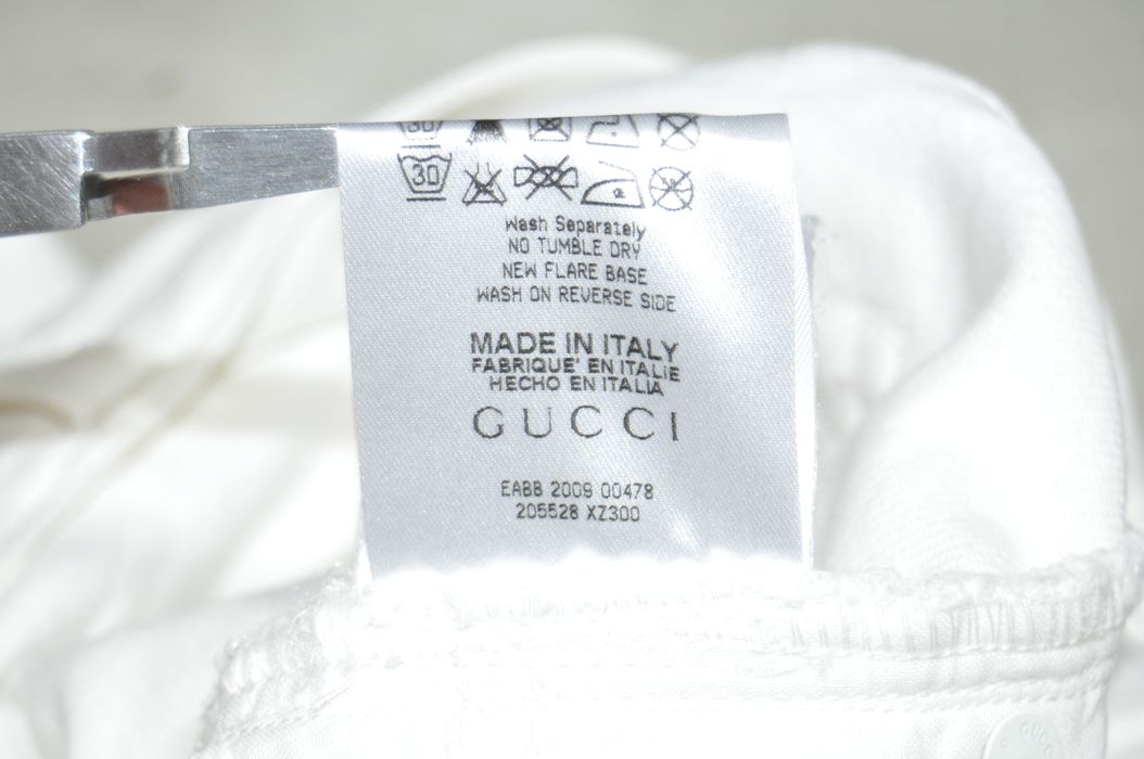 Gucci Gucci - Frida Giannini - Script Logo Flared Denim Jean | Grailed