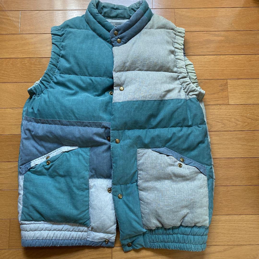 Visvim Green patchwork insulator vest | Grailed