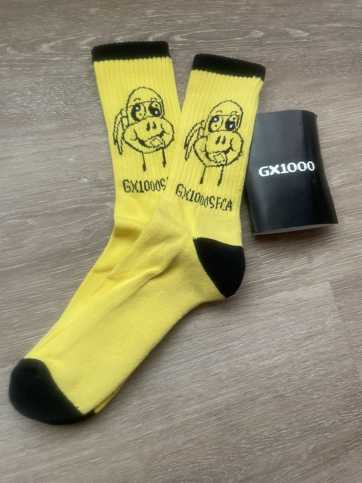 Comics × GX1000 × Streetwear GX1000 NINJA TURTLE ACID SOCKS Skatewear ...