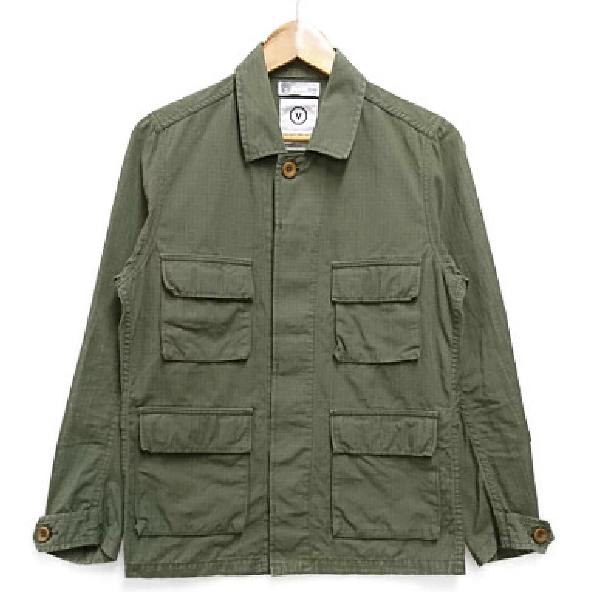 Visvim [S] Visvim Kilgore Jacket Ripstop Cotton Olive | Grailed