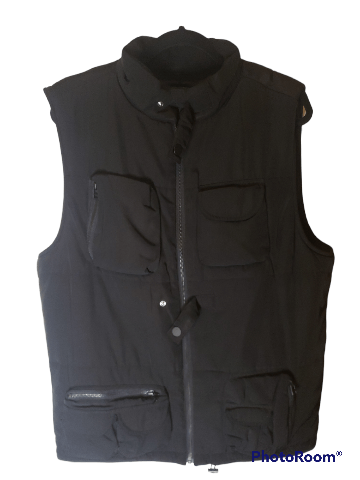 Black Scale Black Scale Puffer Vest M65 Black Large | Grailed