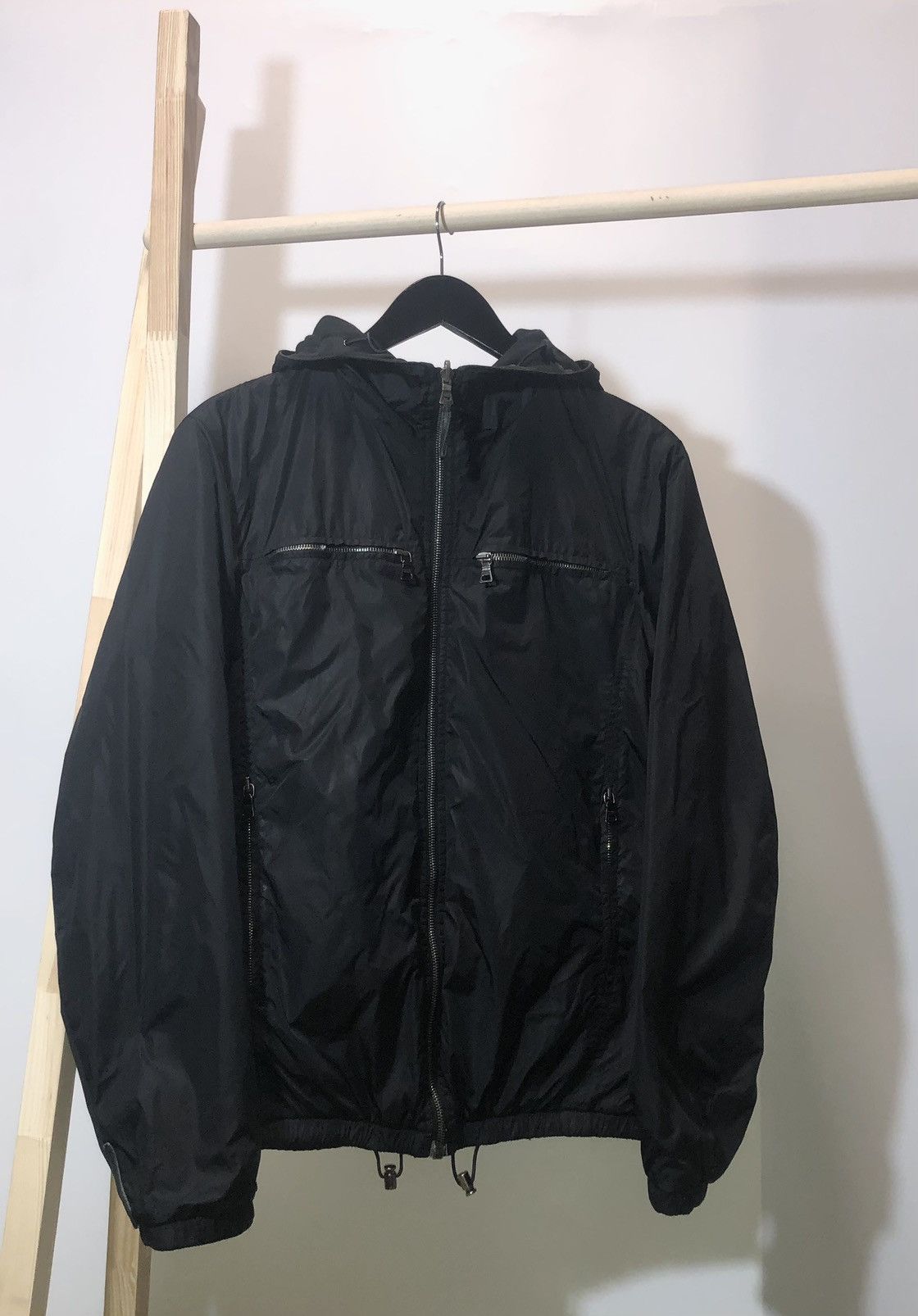Prada × Streetwear × Vintage Prada Nylon - Cotton Two-sided Jacket 2006 ...