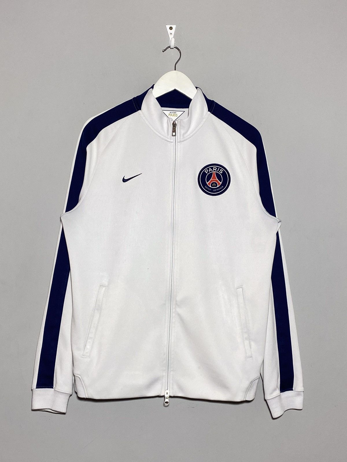 Nike × Streetwear Hype y2k Nike PSG blokecore style track top | Grailed