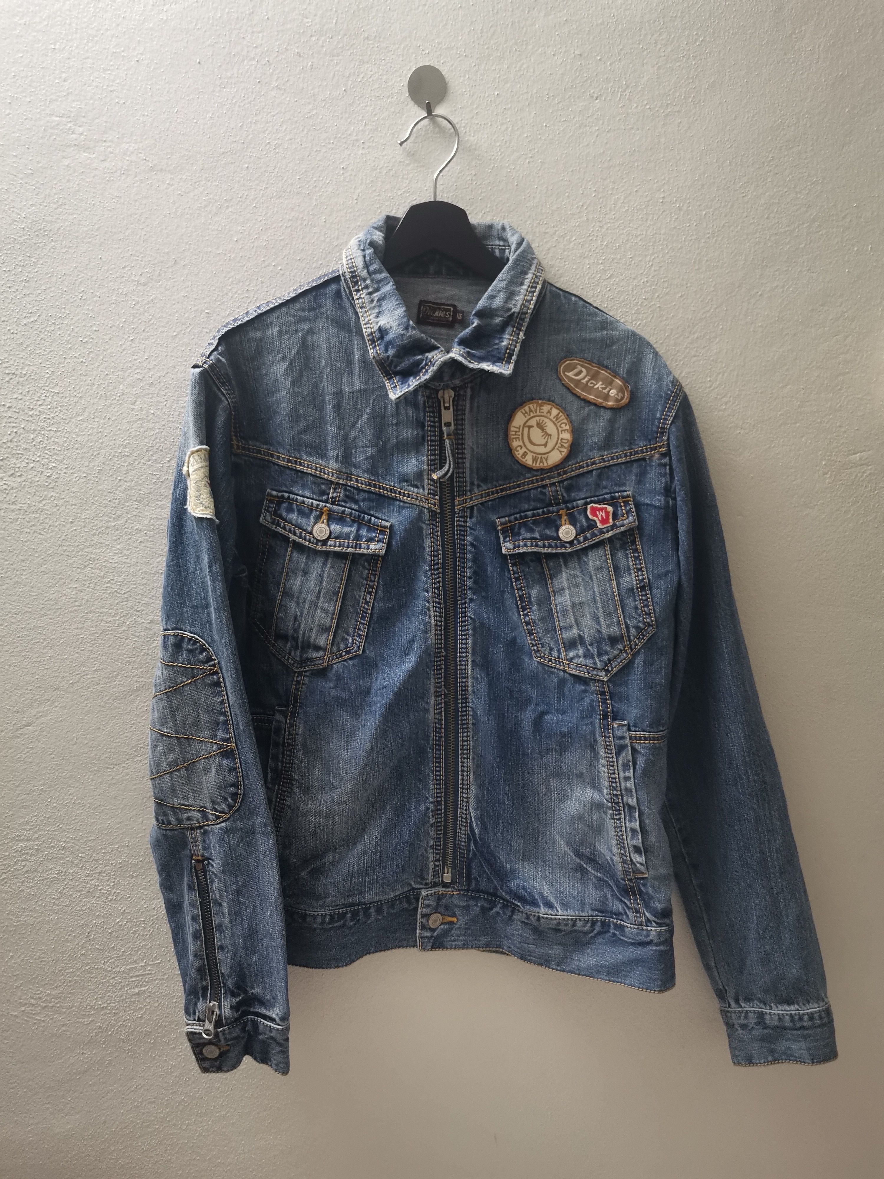 Dickies × Streetwear Dickies Denim Jacket with Patches | Grailed