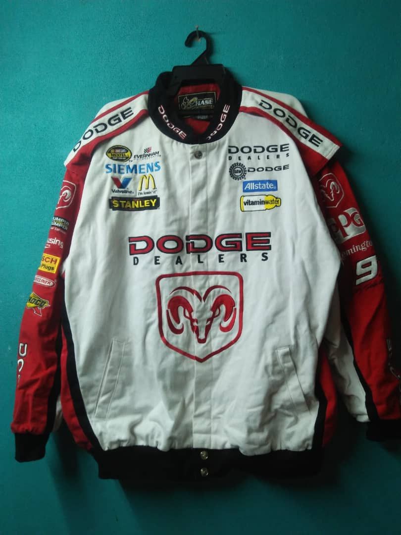 Chase Authentics × NASCAR × Vintage Nascar dodge racing jacket | Grailed