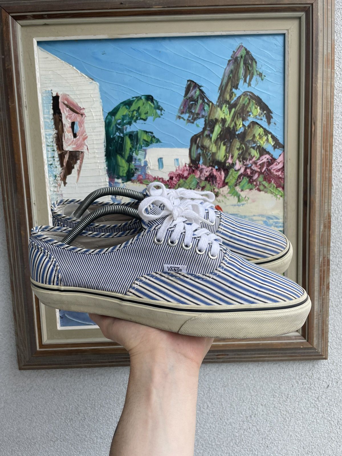 Supreme SS2012 Rare Supreme CDG Vans Authentic Pro Pinstripe Striped ...