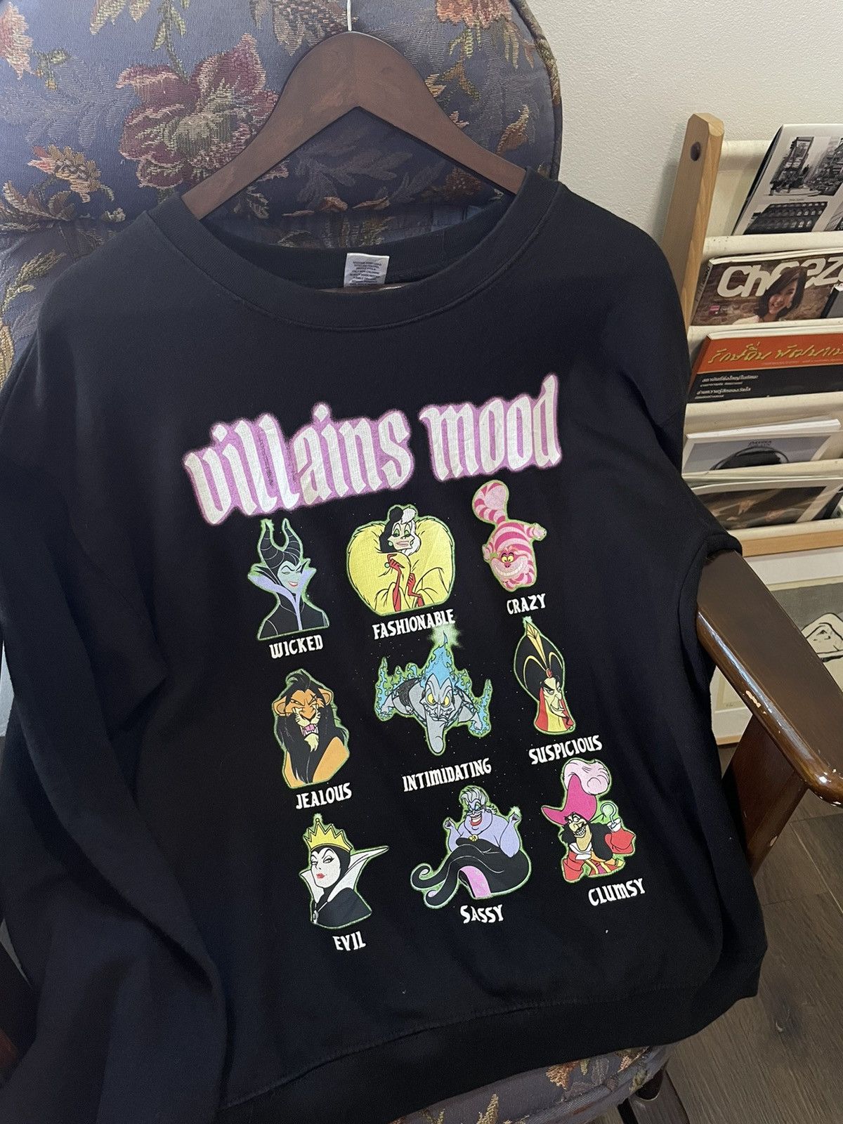Disney × Vintage Villains mood Disney Sweatershirt | Grailed