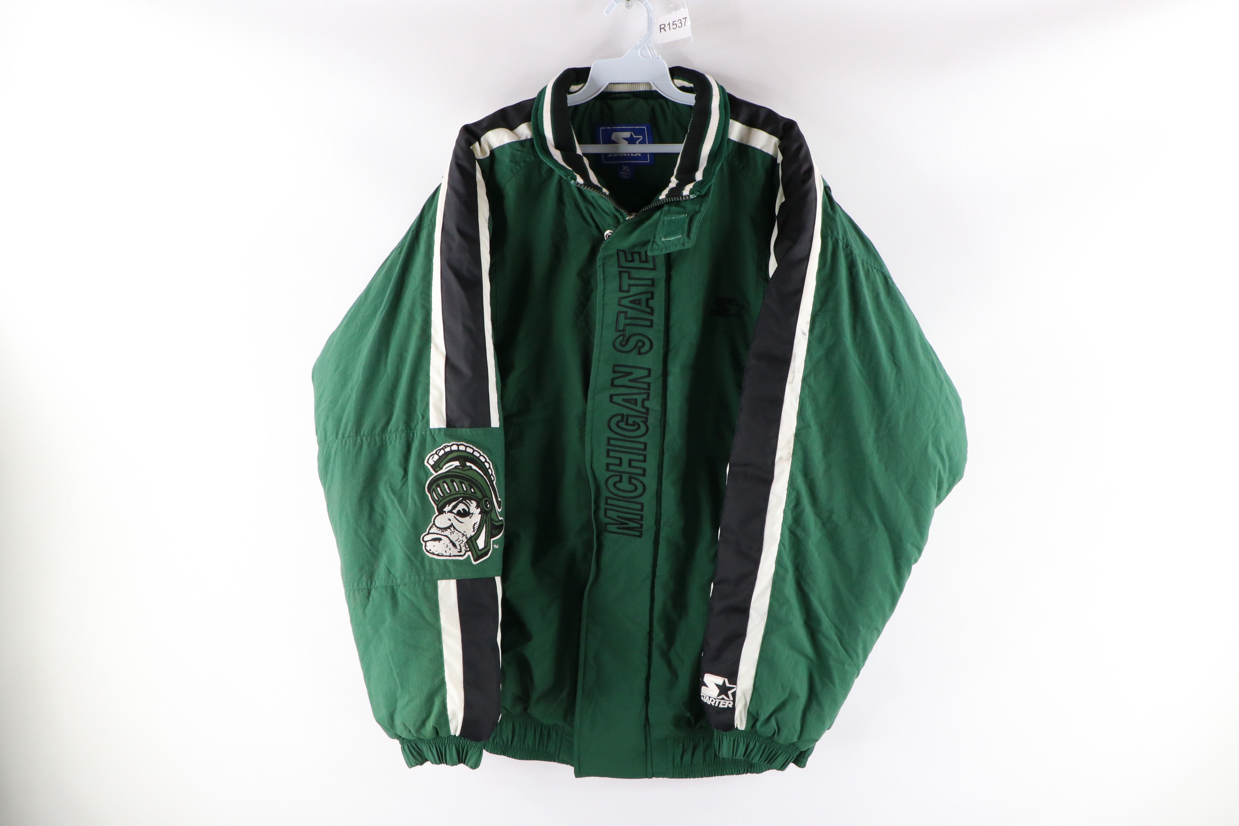 Starter × Vintage Vintage 90s Starter Michigan State University Puffer ...