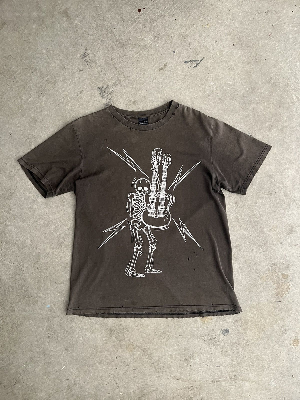 Number (N)ine Number Nine Skeleton Rockstar T-Shirt | Grailed