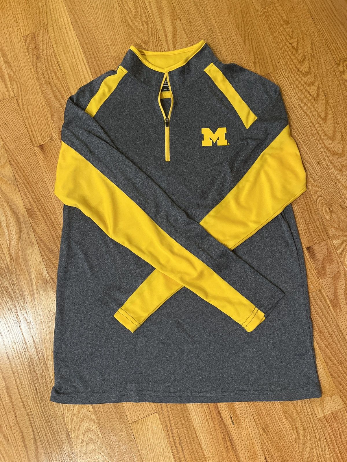 Colosseum Athletics University of Michigan quarter zip | Grailed