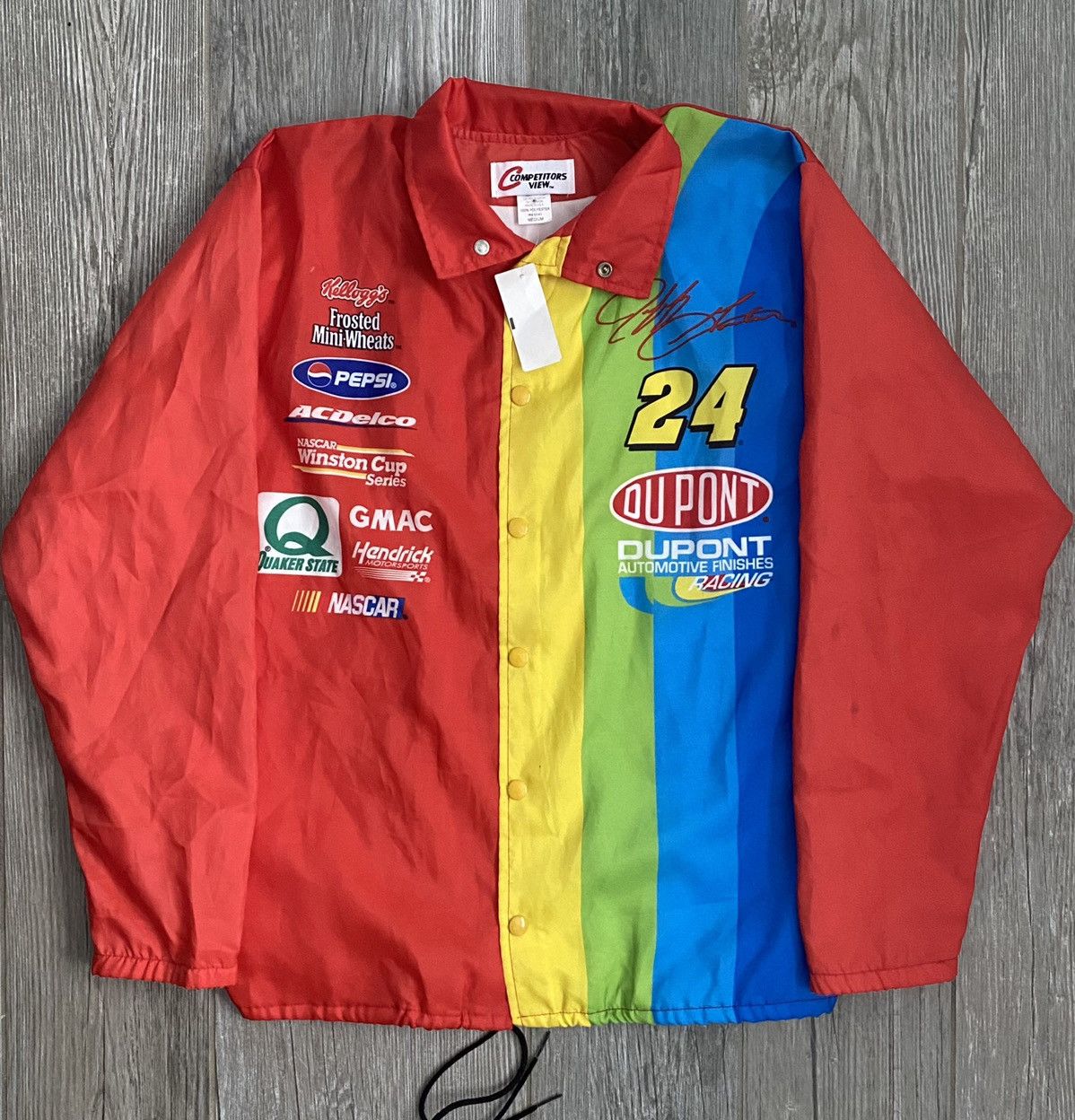 NASCAR × Racing × Vintage 1990s Deadstock NASCAR Jeff Gordon Dupont Red ...
