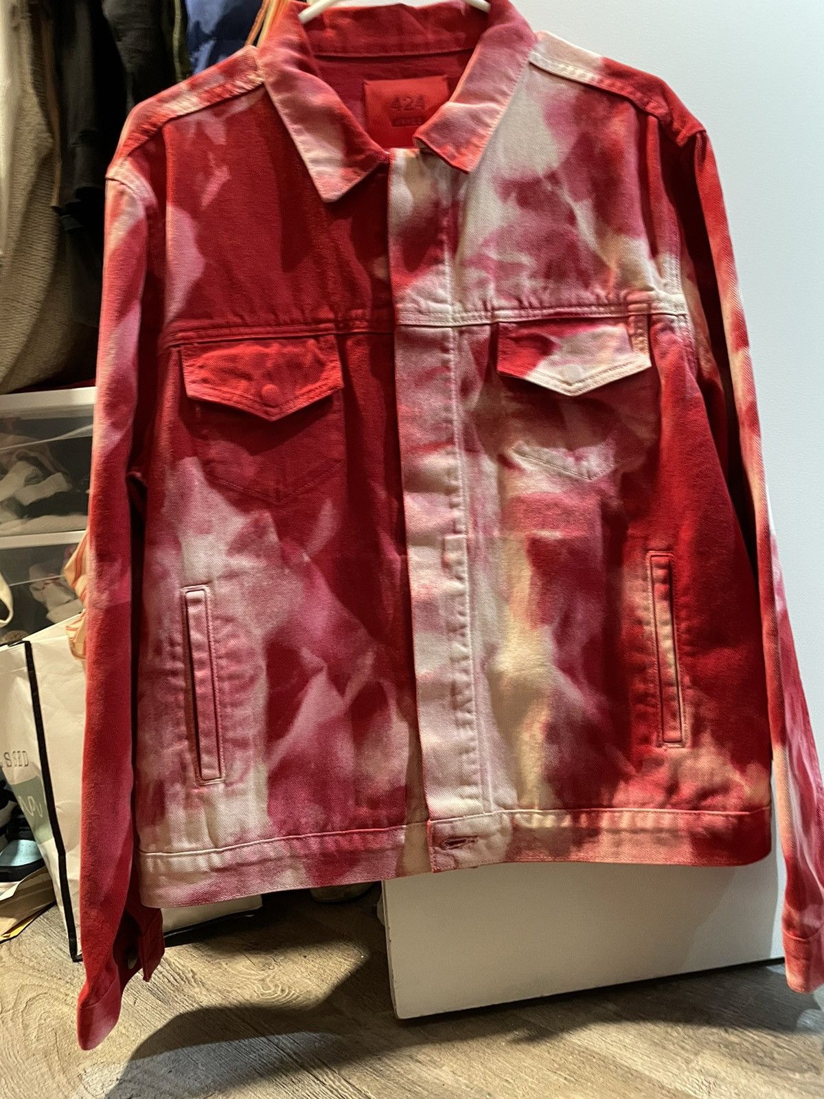 424 On Fairfax 424 Denim jacket x Armes | Grailed