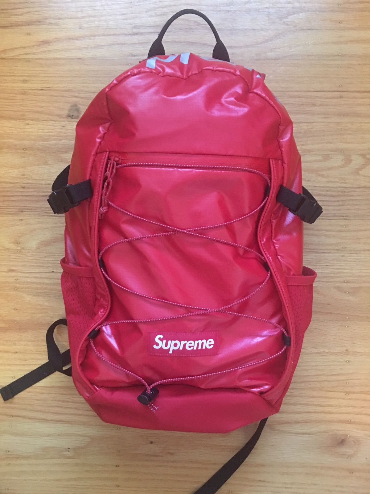 Supreme fw17 cordura red backpack | Grailed