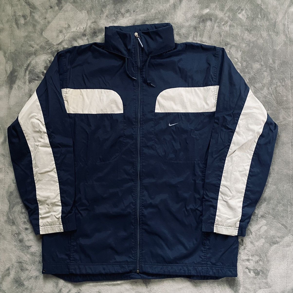 Nike Vintage Y2K Nike Windbreaker Parka Jacket Retractable Hood | Grailed