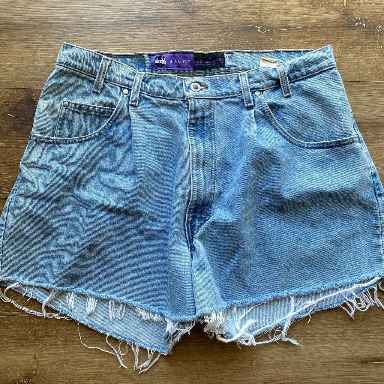 Levi's × Vintage Vintage 1990s Baggy Levis Silver Tab Cutoff Jorts ...