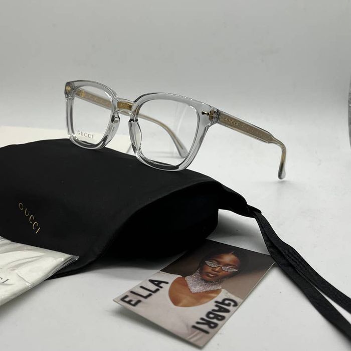 Gucci NEW Gucci GG0124O Clear Square Eyeglasses Frames | Grailed