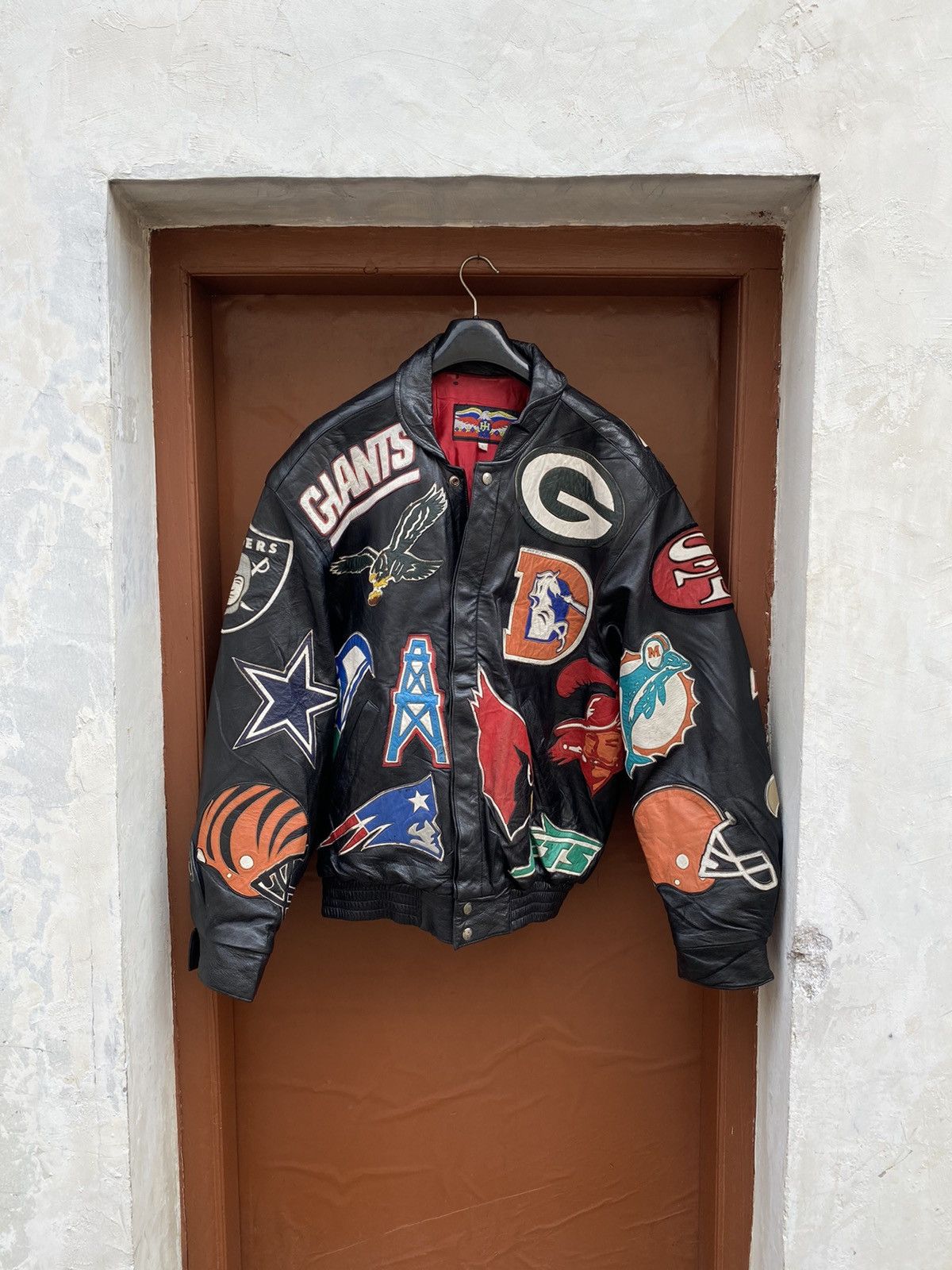 Jeff Hamilton Jeff Hamilton leather jacket varsity | Grailed