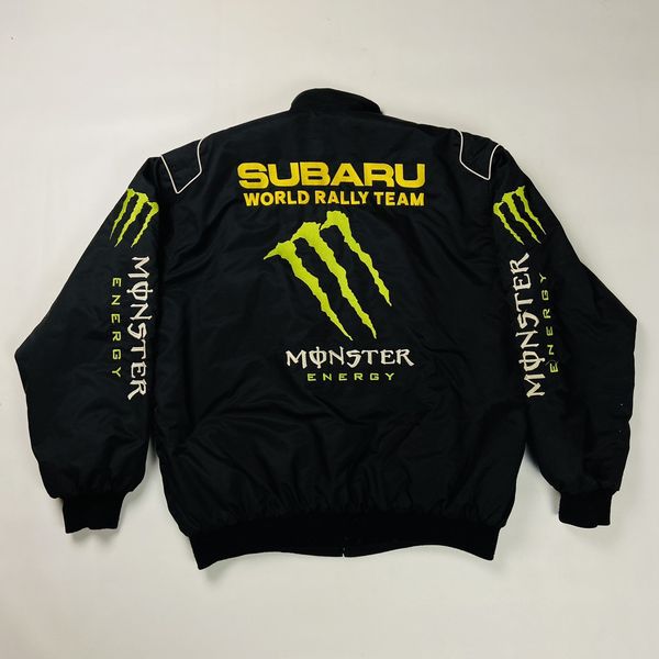 Vintage 1990s SUBARU x MONSTER ENERGY WORLD RULLY TEAM RARE JACKET ...