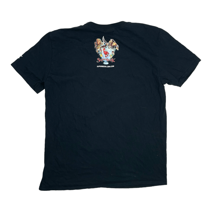 Vintage Superbook Christian Anime Cartoon Black Shirt Size XL | Grailed