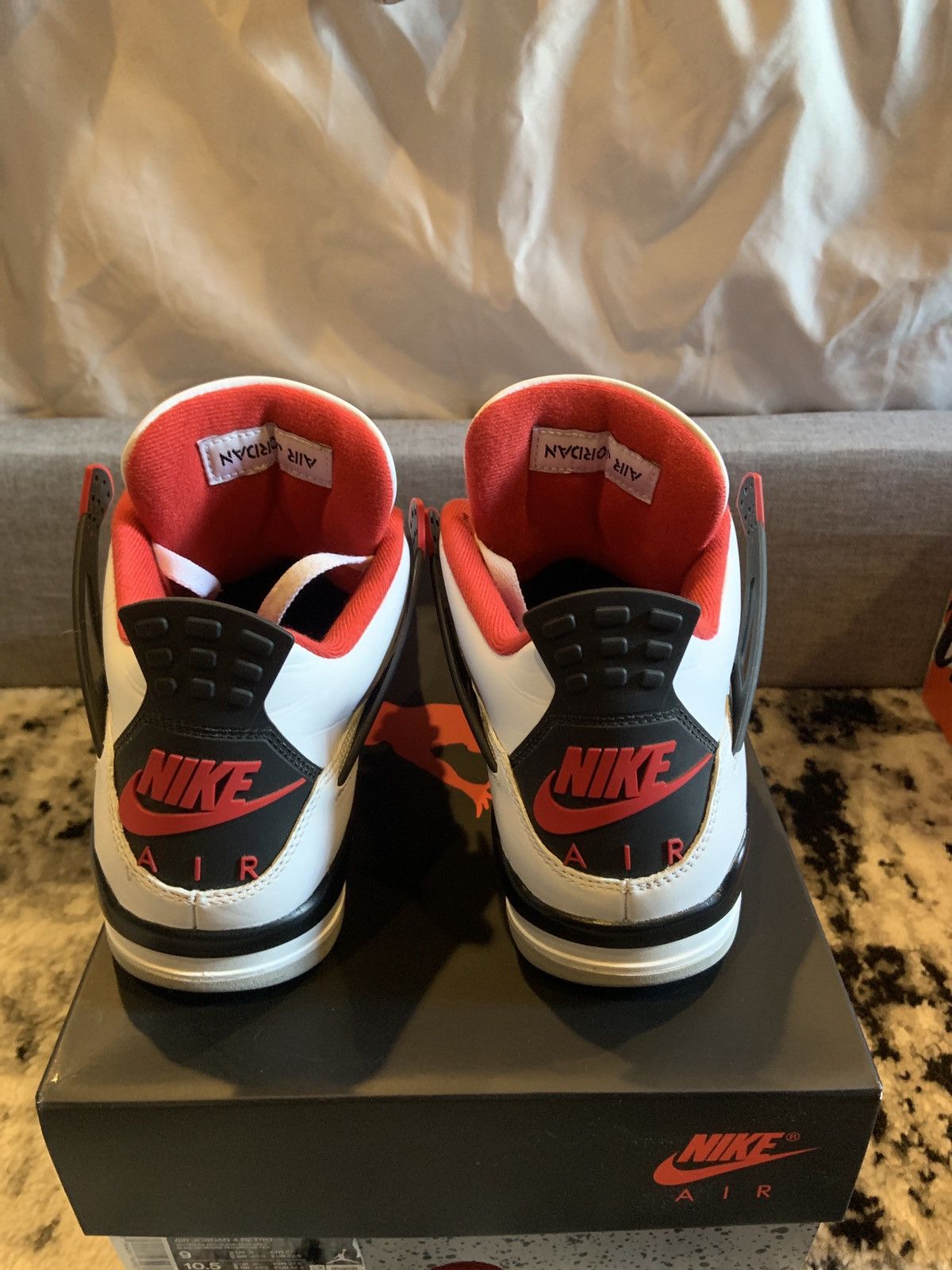 Nike Air Jordan 4 Retro OG fire red 2020 | Grailed