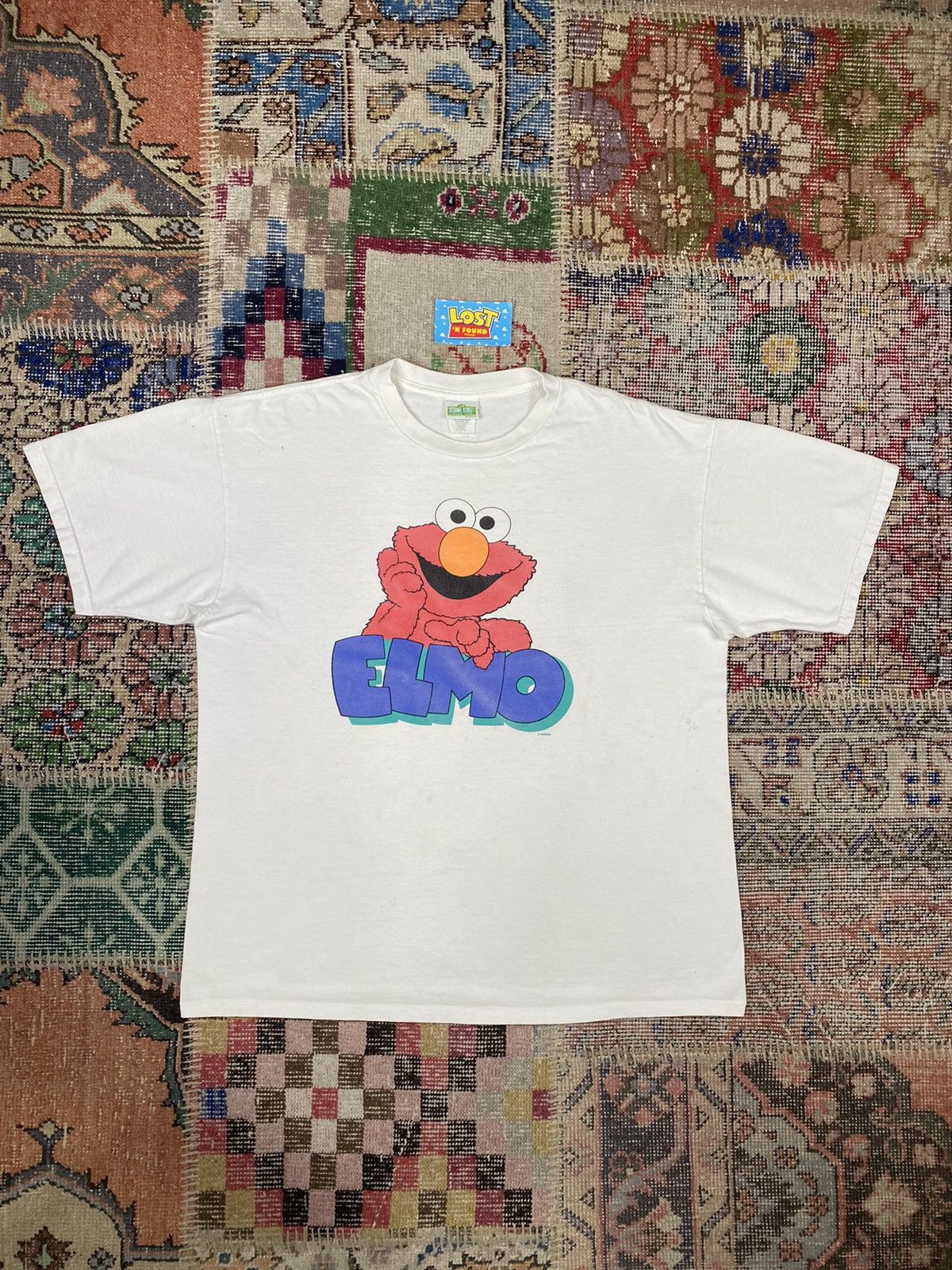 Vintage ‘90s Vintage Sesame Street Elmo Solo Cartoon Promo Tee | Grailed