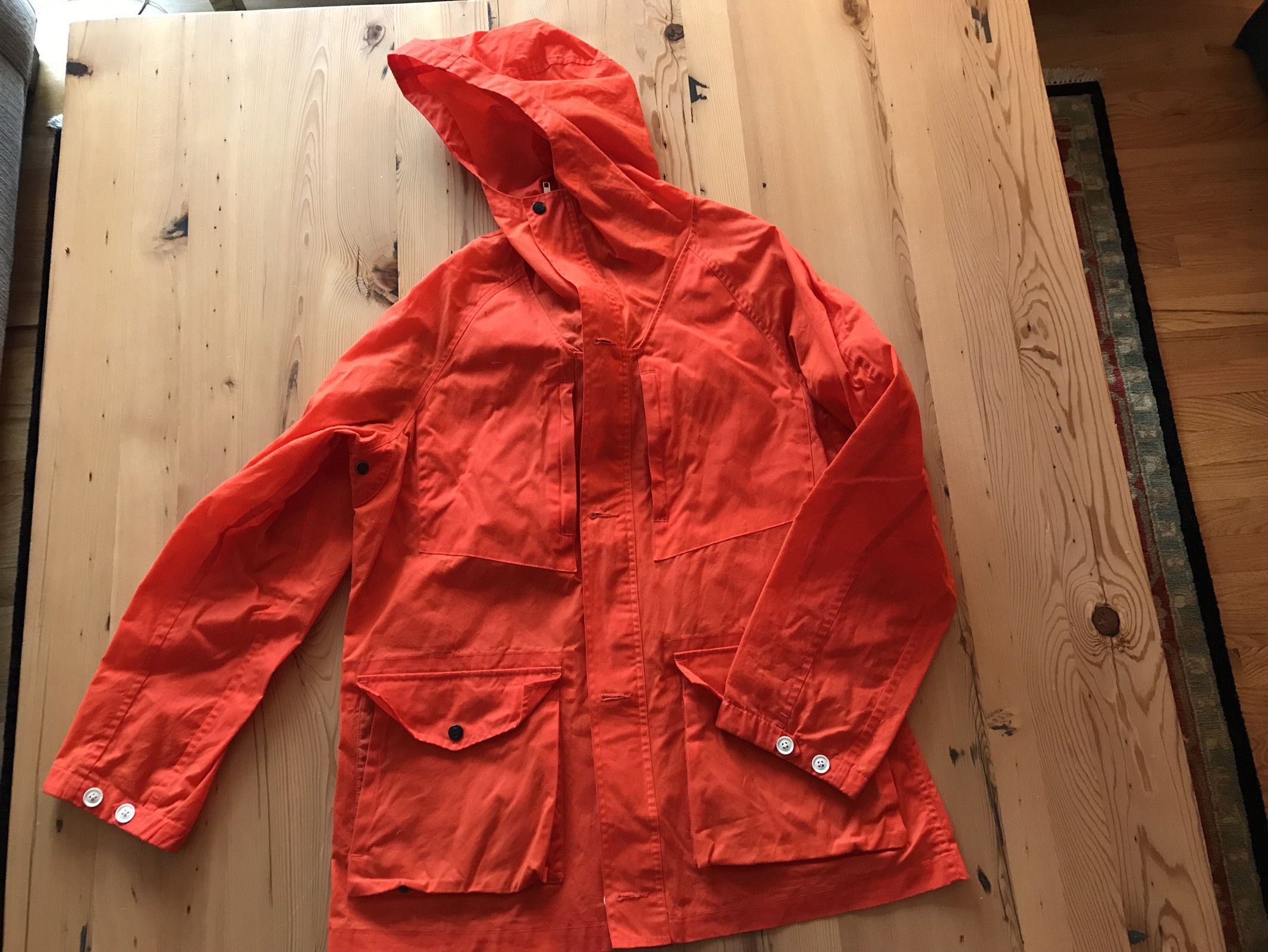 Best Made Co. The Waxed Anorak / Orange | Grailed