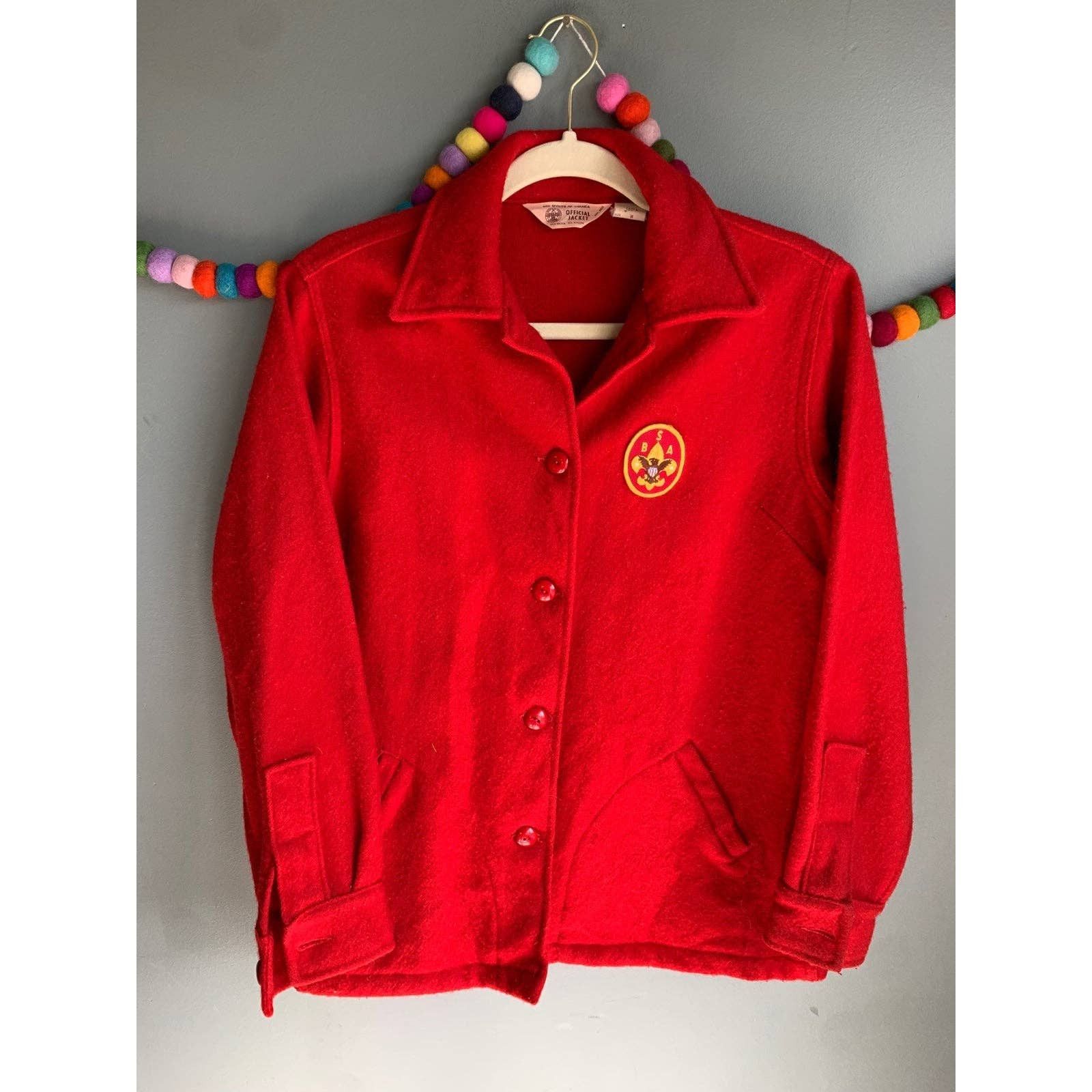 Vintage Vintage 60s BSA red wool shirt jacket | Grailed
