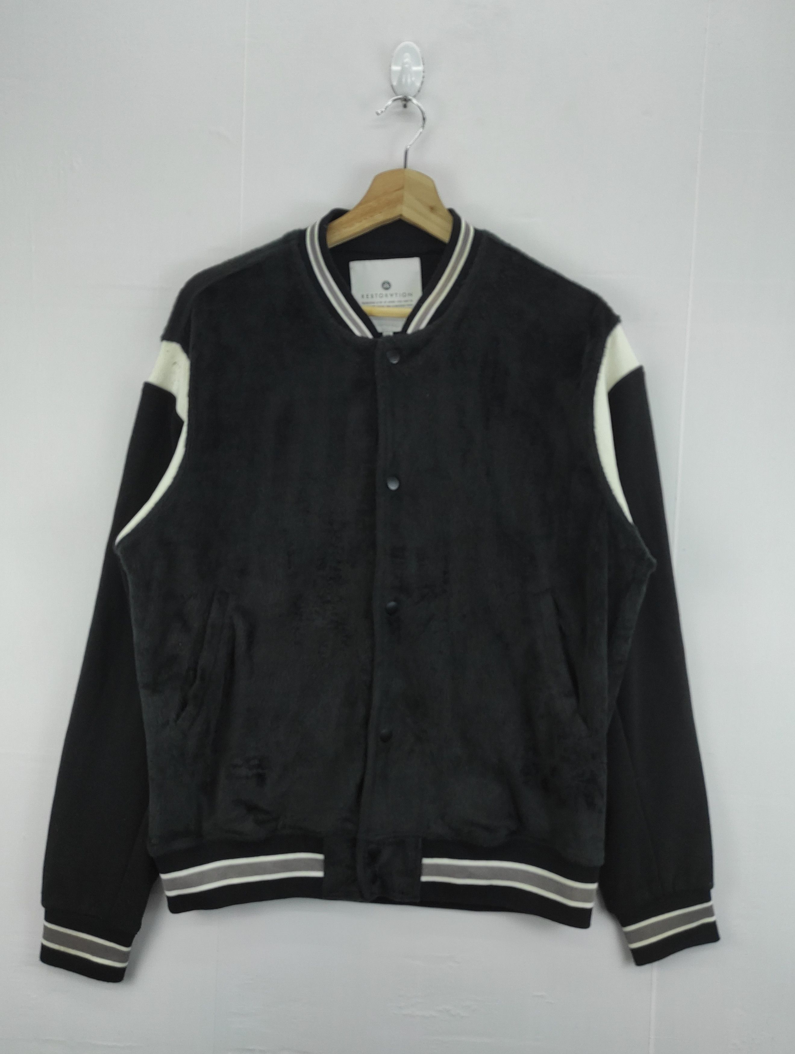 Restoration × Streetwear × Varsity Jacket Restoration Varsity Fleece ...