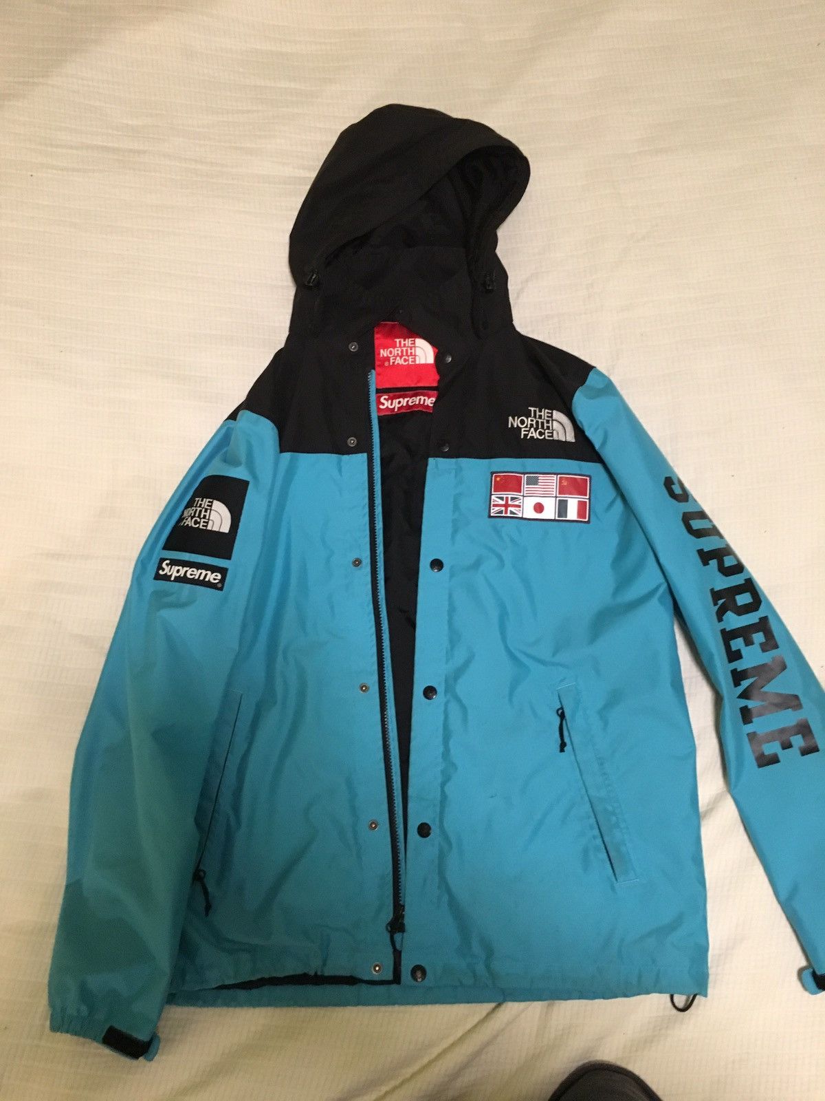 Supreme × The North Face Supreme North Face Flags Jacket | Grailed