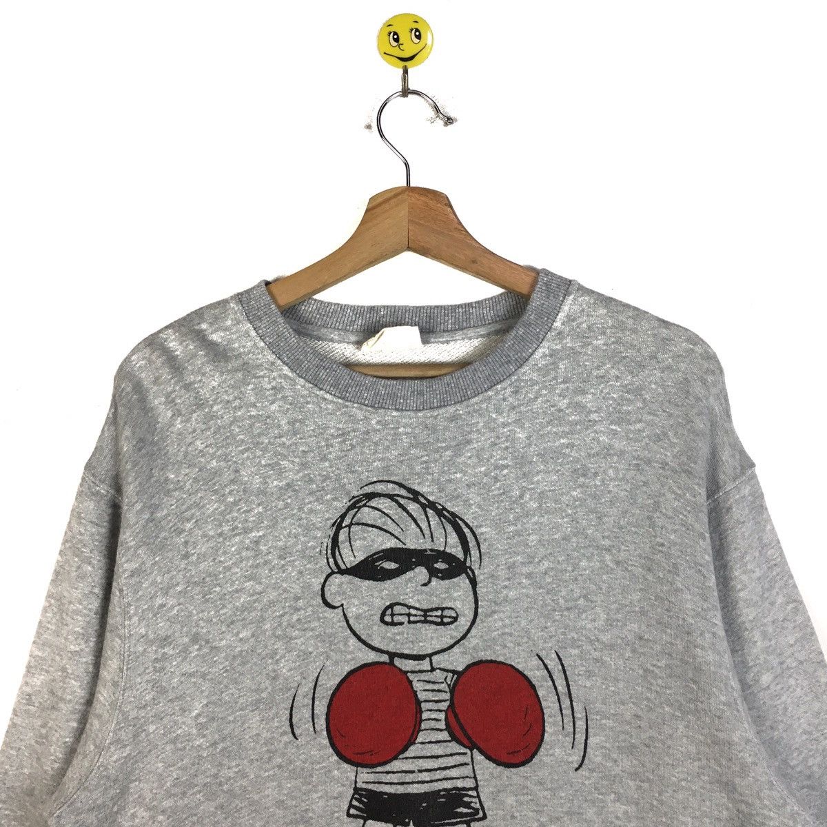 Vintage Vintage Peanuts Snoopy Sweatshirts Big Logo Spellout Linus ...