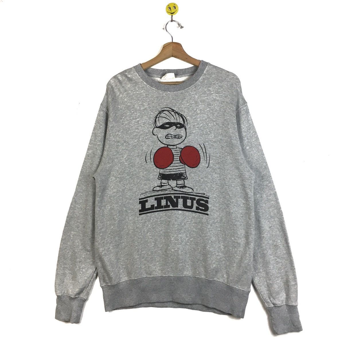 Vintage Vintage Peanuts Snoopy Sweatshirts Big Logo Spellout Linus ...