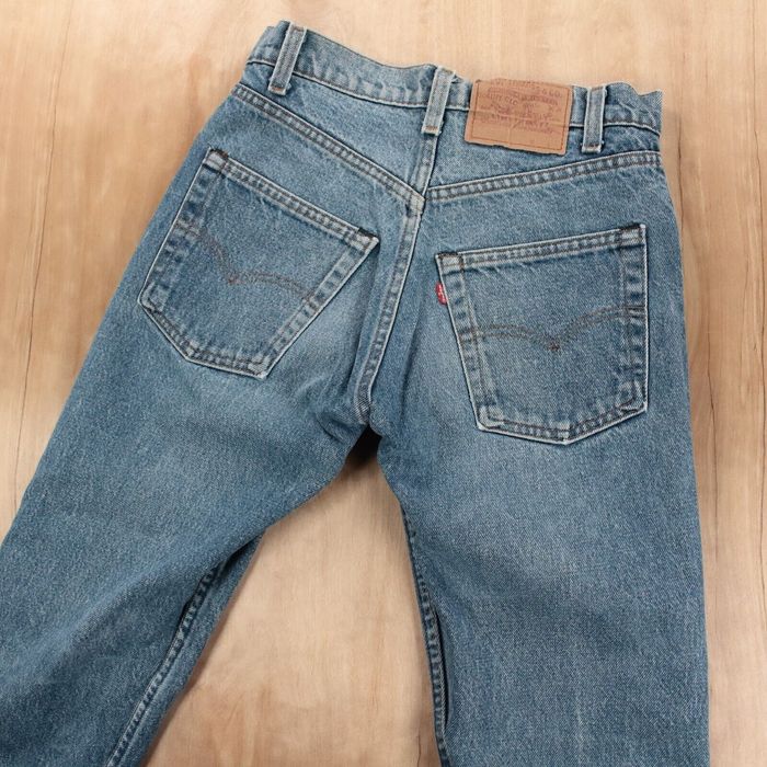 Levi's vtg 80s usa made LEVIs 505 fit denim jeans 28x29 faded medium blue | Grailed