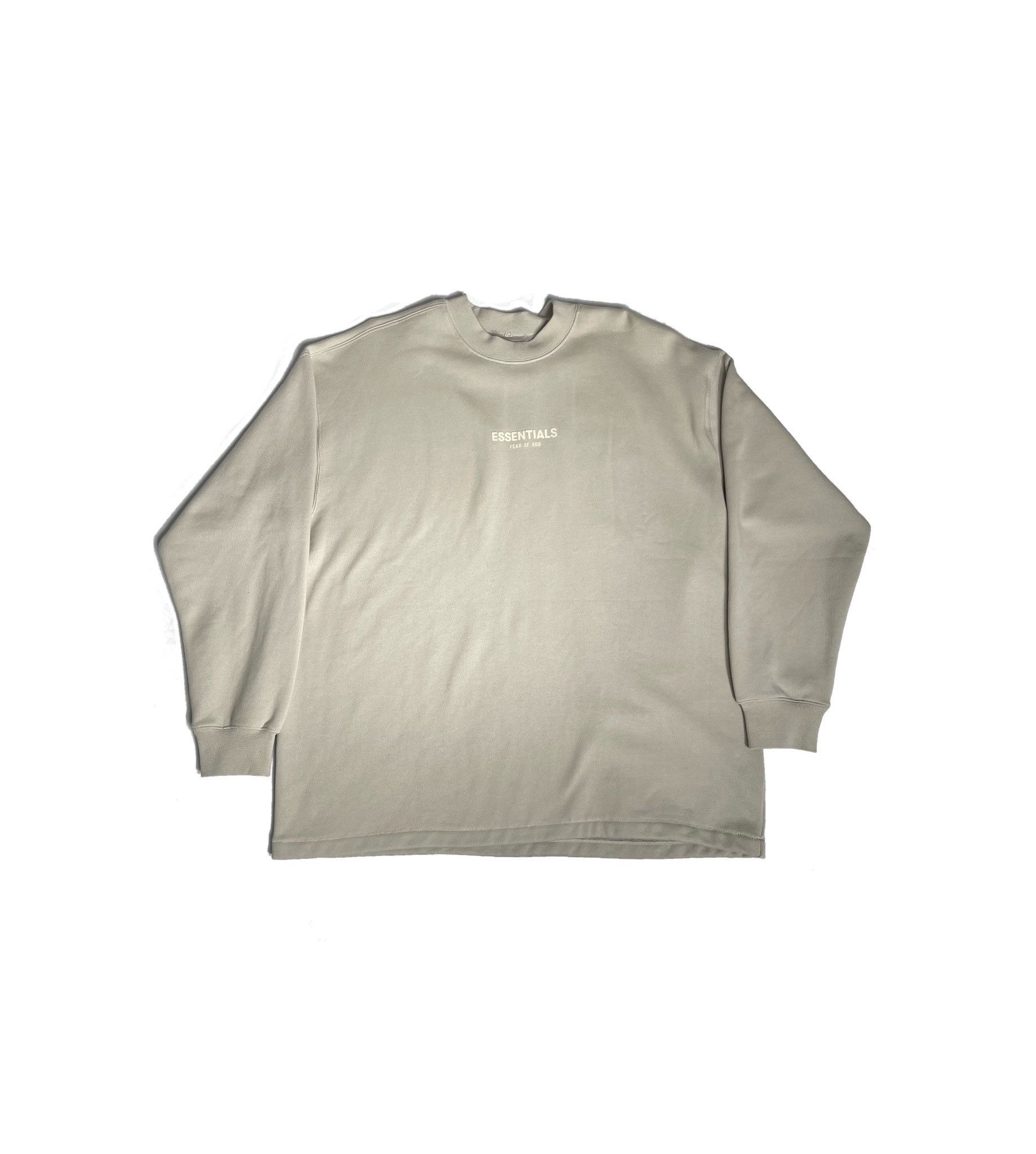 Essentials × Fear of God Essentials x Fear Of God Beige Sweatshirt ...