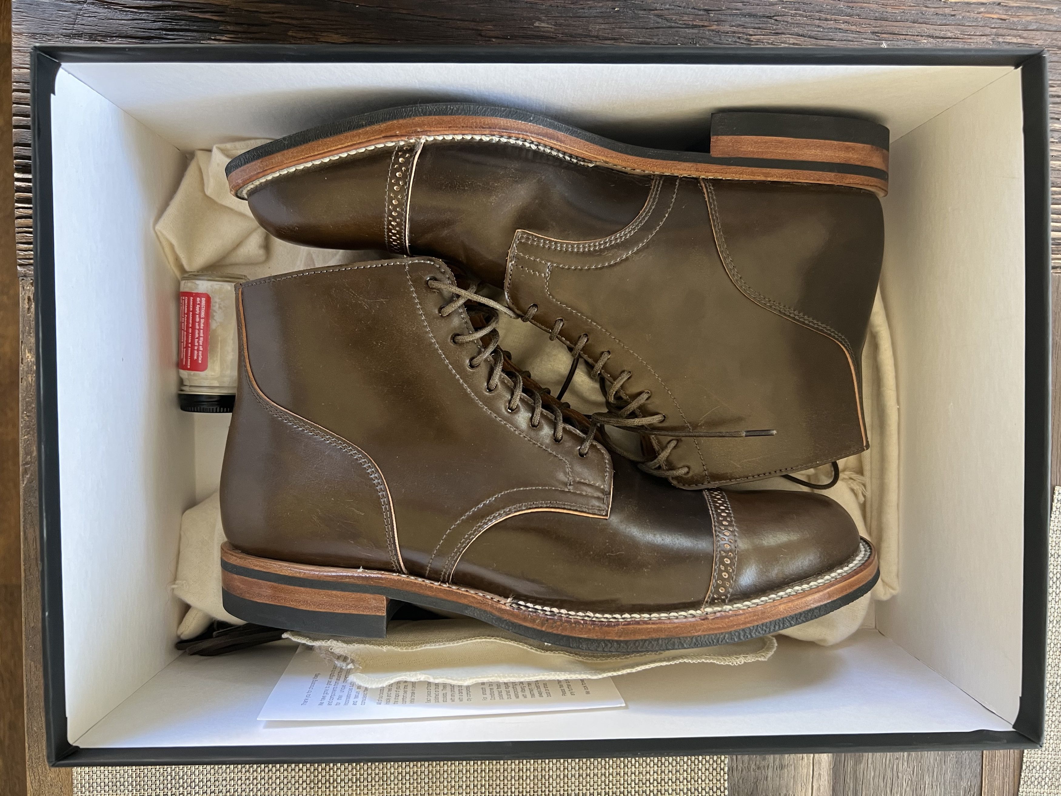 Viberg Viberg Shell Cordovan Boots | Grailed