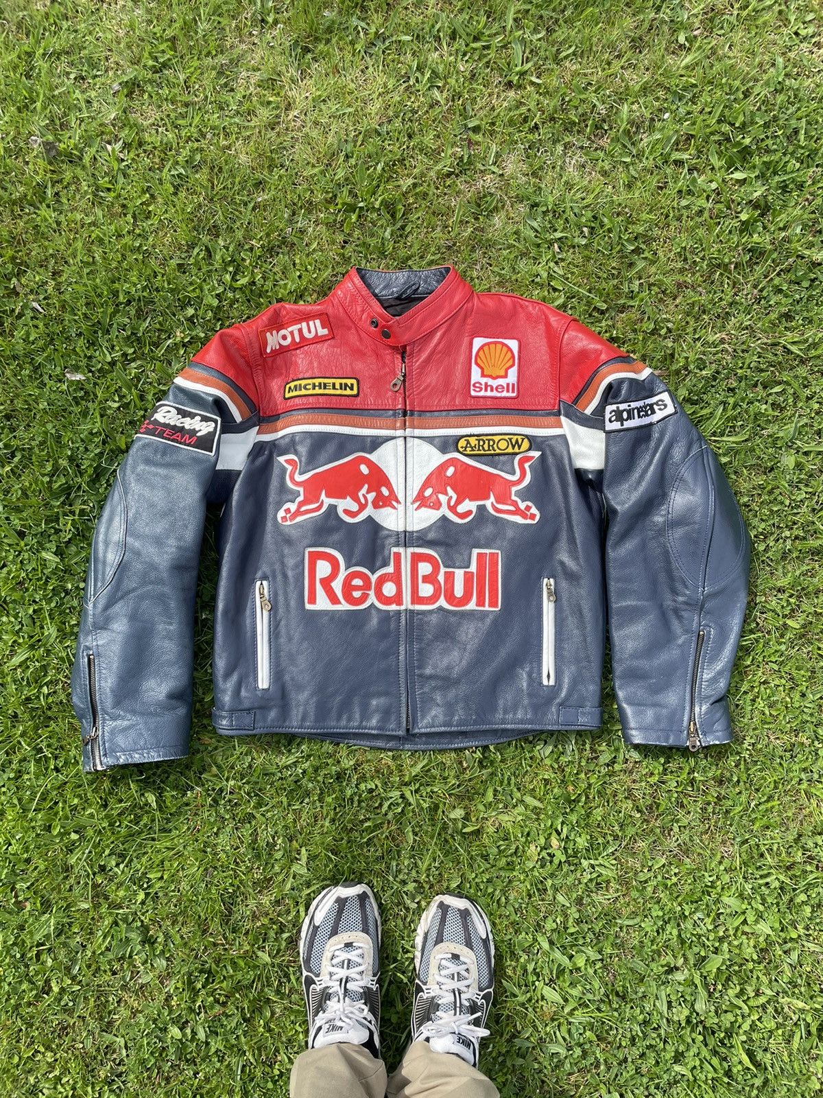 Racing × Red Bull × Vintage Vintage Redbull Leather Jacket | Grailed