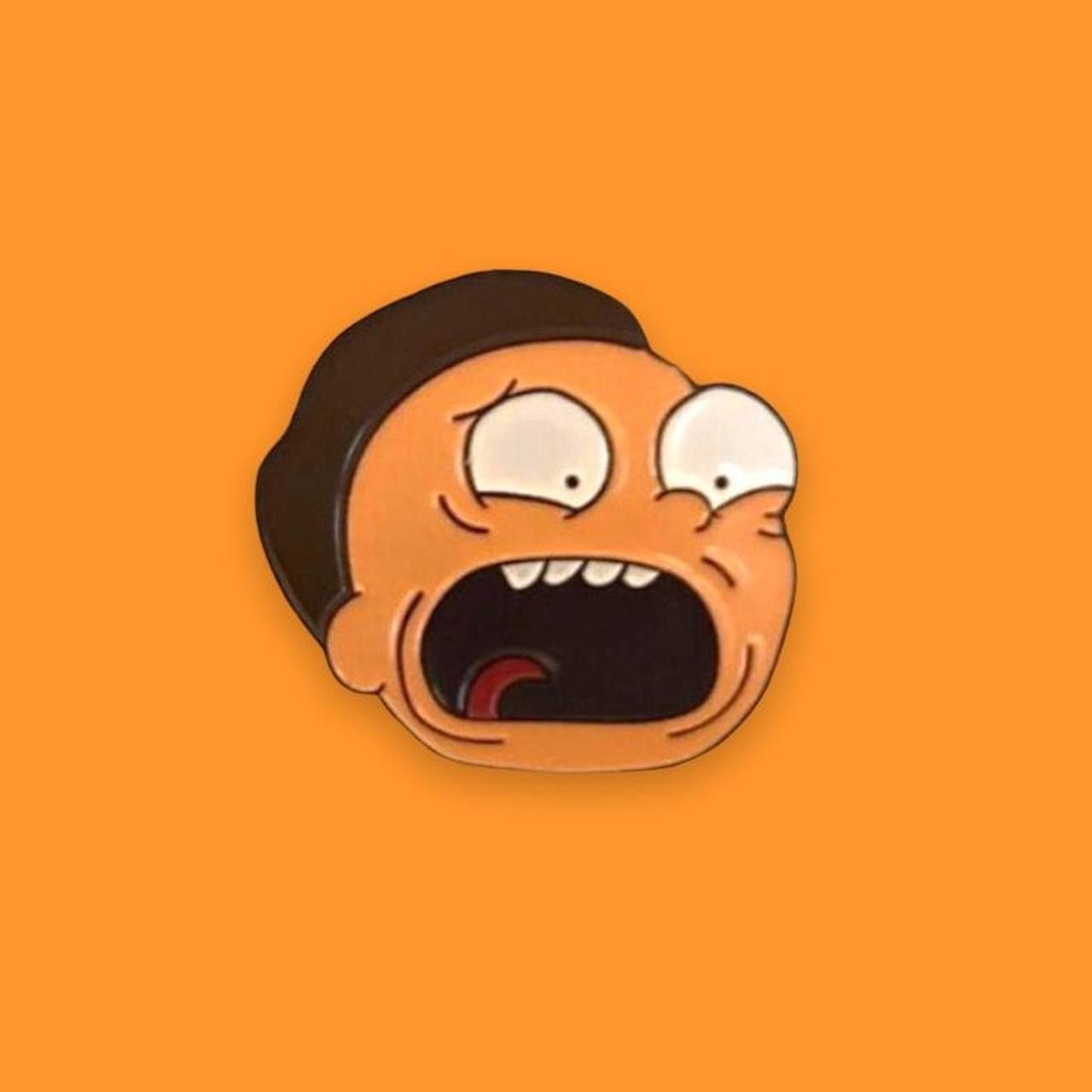 Other Rick And Morty Scared Morty Enamel Pin | Grailed