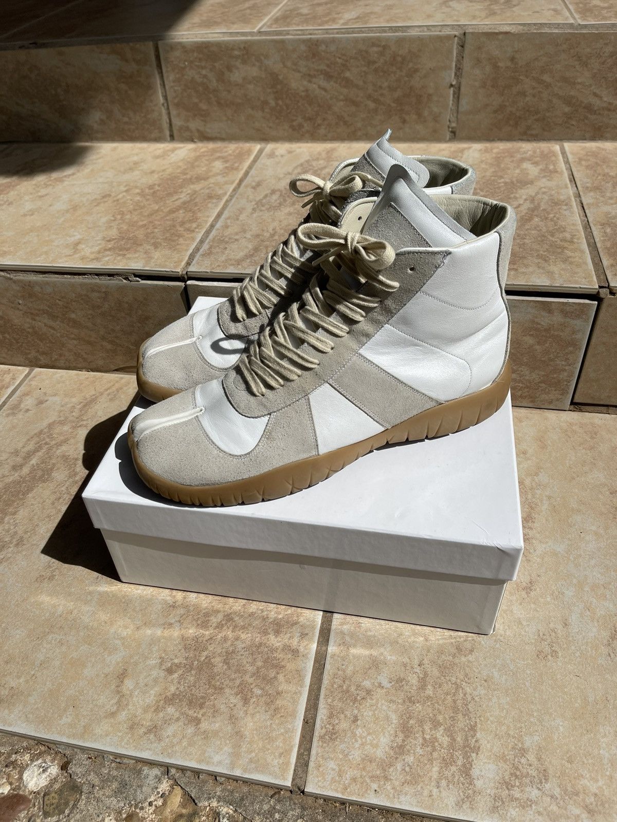 Maison Margiela Maison Margiela GAT Tabi High Top 43 | Grailed