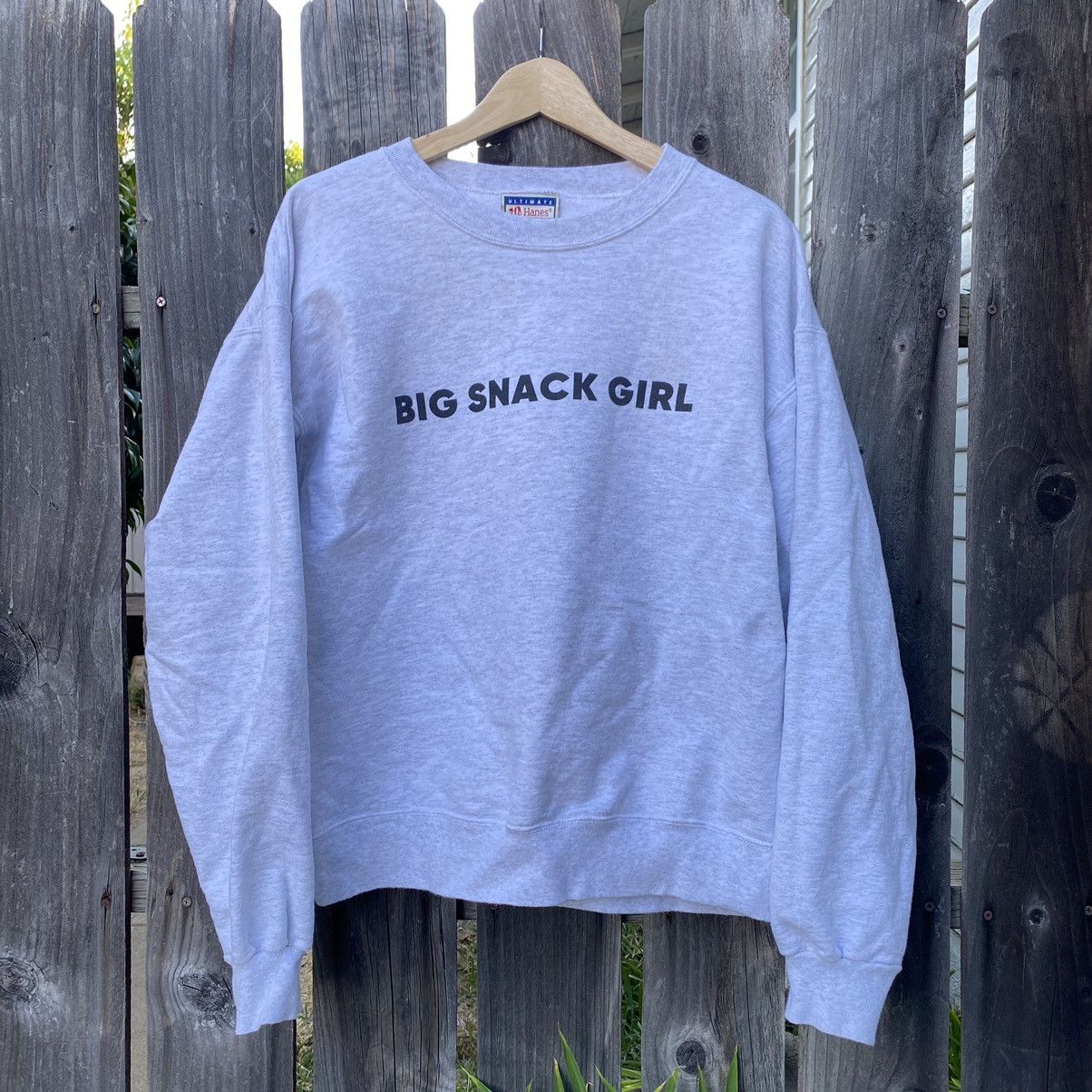 Vintage Vintage Hanes “Big Snack Girl” Sweater | Grailed