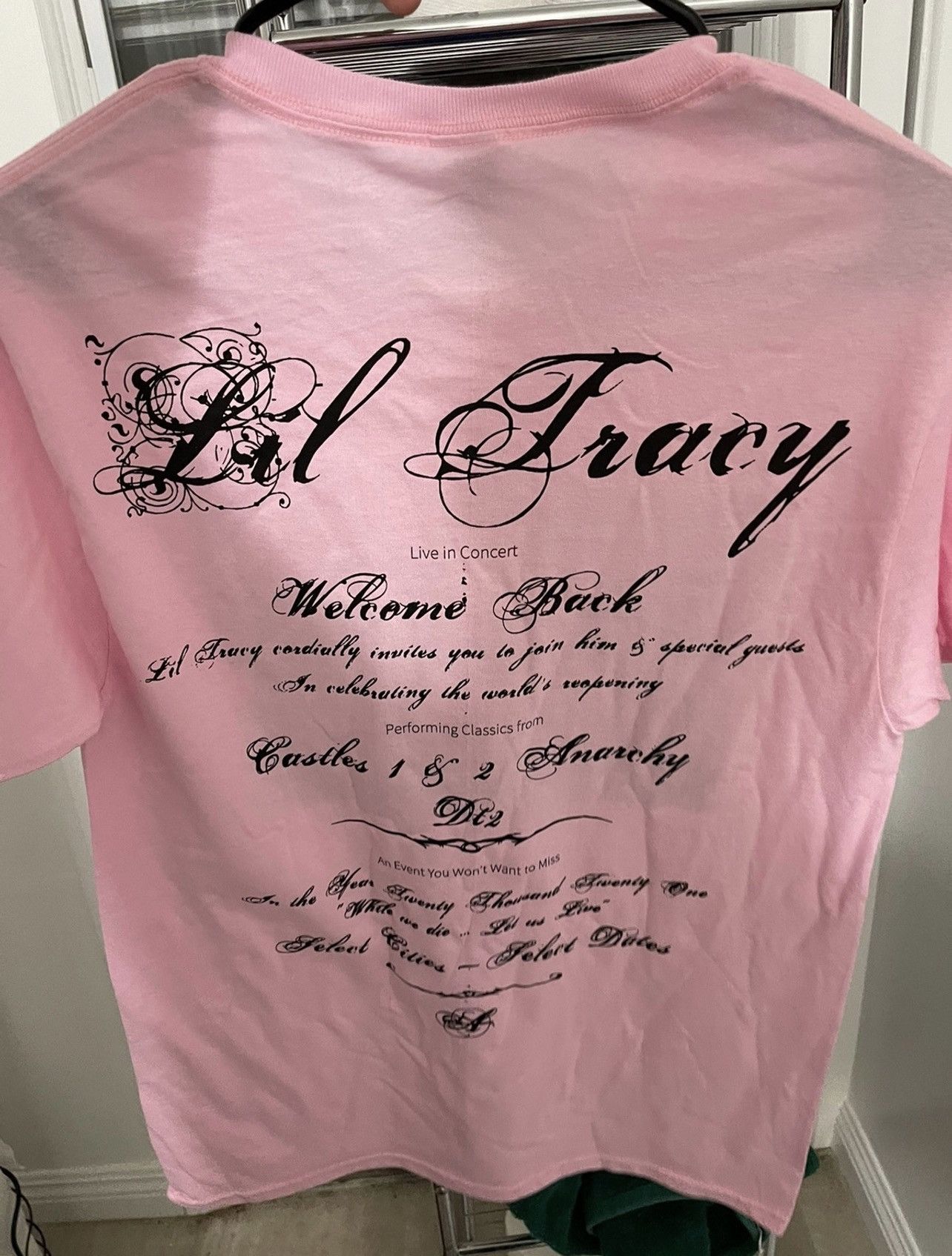 LIL PEEP lil tracy tour tee castles | Grailed