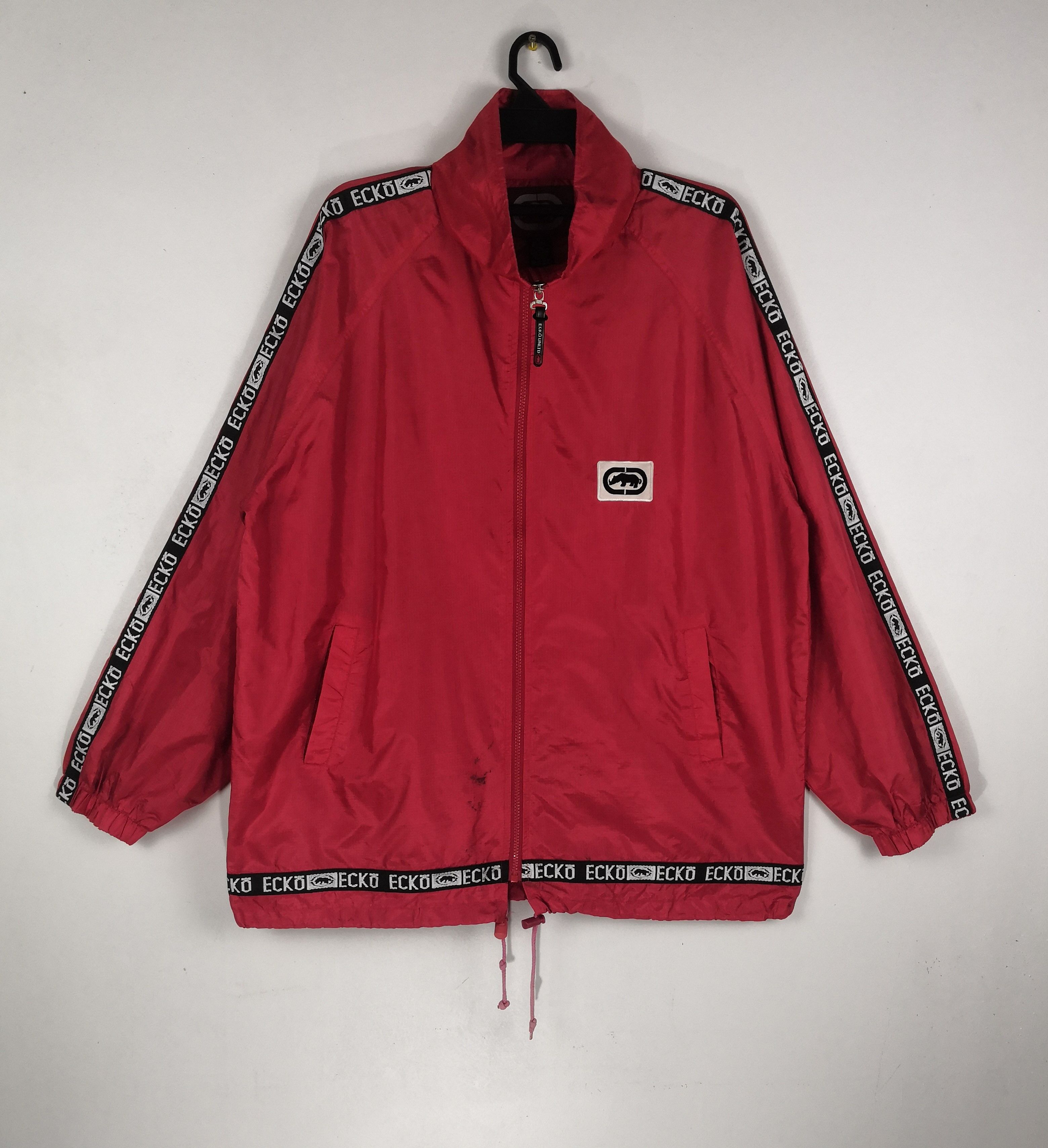 Ecko Unltd. × Streetwear × Vintage Vintage 90s Ecko Jacket Windbreaker Ecko Embroidery Logo ...