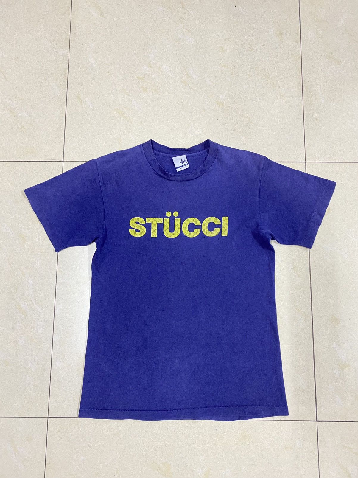 Streetwear × Stussy × Vintage Vintage Stussy Monogram Stucci Faded ...